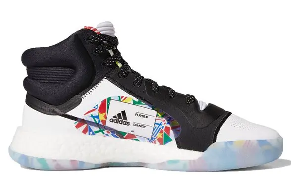 Adidas Marquee Boost Fiba 'ball Around The World' High Top Sneakers