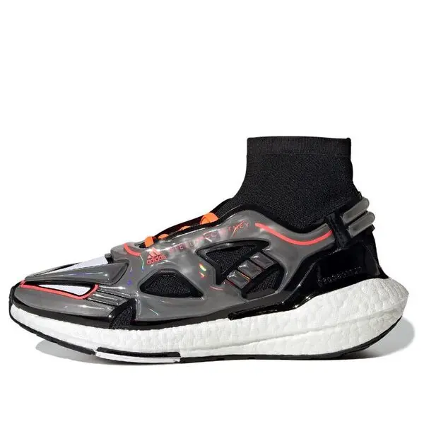 Adidas X Stella Mccartney Ultraboost 22 Sneakers - Transl/core Black/signal Orange