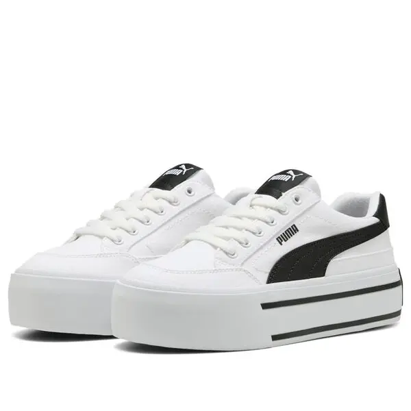 PUMA Court Classic Vulc Fs Platform Sneakers - White/black