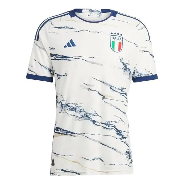 Adidas Authentic Italy 2023 Away Jersey - White/navy