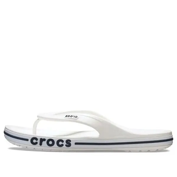 CROCS Bayaband Flip Flops - White/blue