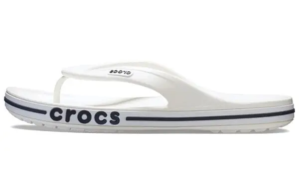 CROCS Bayaband Flip Flops - White/blue