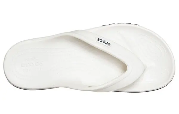 CROCS Bayaband Flip Flops - White/blue