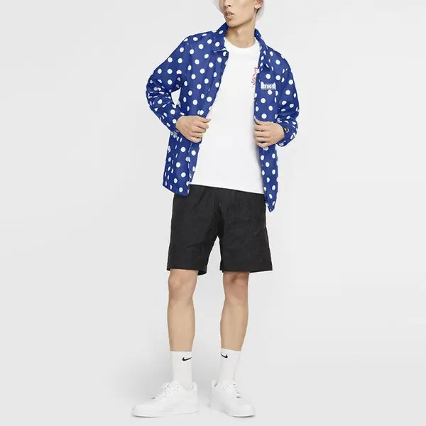 Nike Windproof Polka Dot Long Sleeve Jacket