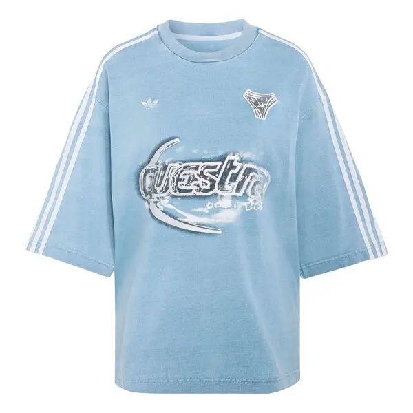 Adidas Adilenium Season 5 Oversized Denim T-shirt - Light Blue