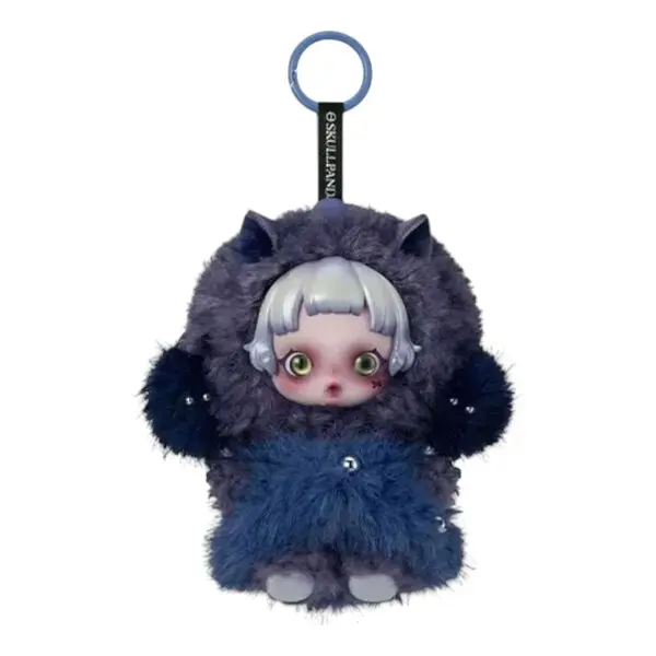 POP MART Skullpanda "you Found Me" Plush Doll Pendant "cerberus - Multi-color