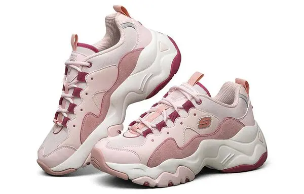 Sketchers D'lites 3.0 Low-top Sneakers - Pink