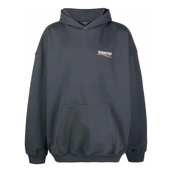 Balenciaga Political Campaign Hoodie - Grey