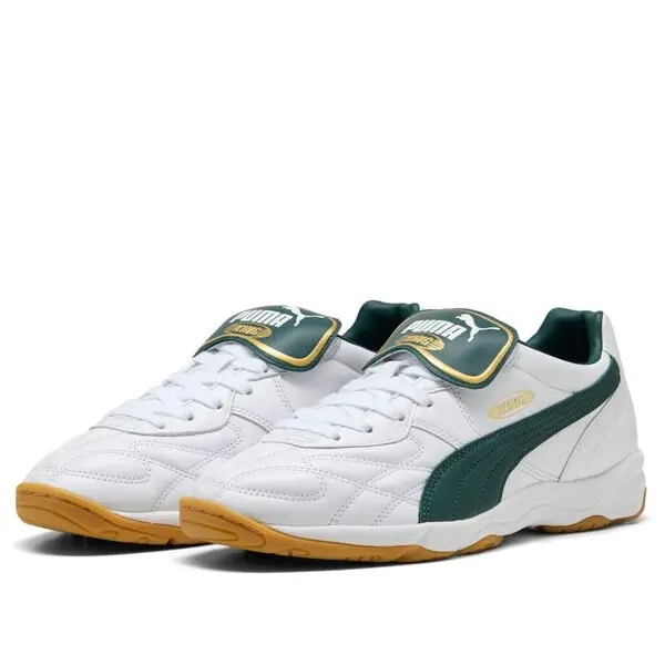 PUMA King Indoor Sneakers - White/green