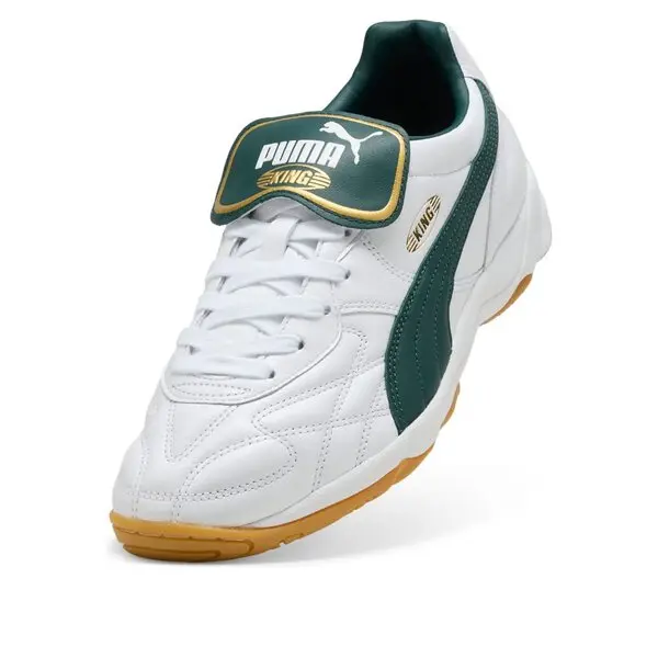 PUMA King Indoor Sneakers - White/green