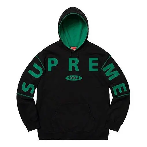 Supreme Spread Hooded Sweatshirt - Black