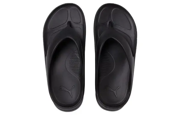PUMA Wave Flip Sandals - Black