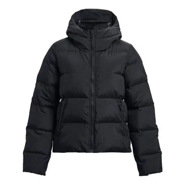 Under Armour Coldgear Infrared Down Hooded Jacket - Black