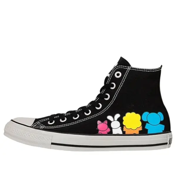 CONVERSE X Tabekko Doubutsu Chuck Taylor All Star Hi Sneakers - Black