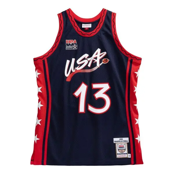 Mitchell & Ness Team Usa 1996-97 Shaquille O'neal #13 Jersey - Navy