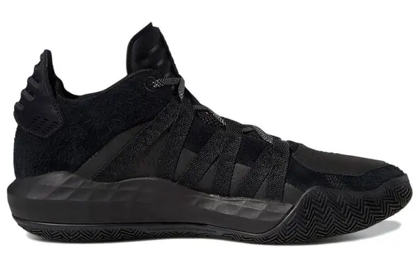Adidas Dame 6 Leather Athletic Sneakers - Black