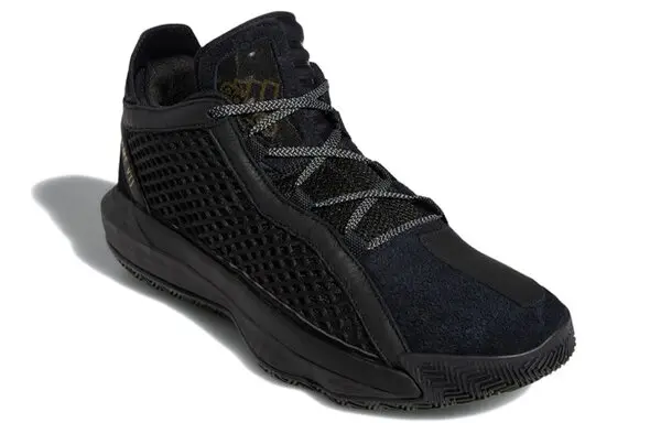Adidas Dame 6 Leather Athletic Sneakers - Black