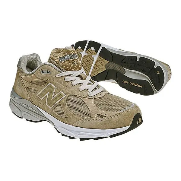 NEW BALANCE 990v3 Made In Usa Sneakers - Tan