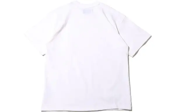 Nike Eye Pattern Logo Printing Round Neck Casual Short Sleeve White T-shirt - Default Color