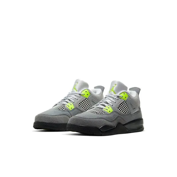 JORDAN 4 Retro Se Neon 95 - Grey/green