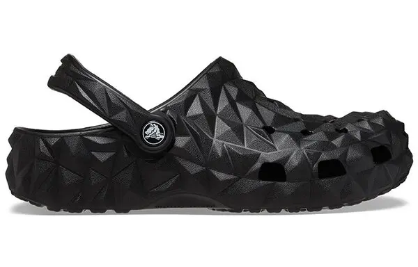 CROCS Classic Geometric Clogs - Black