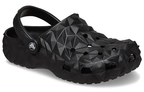 CROCS Classic Geometric Clogs - Black