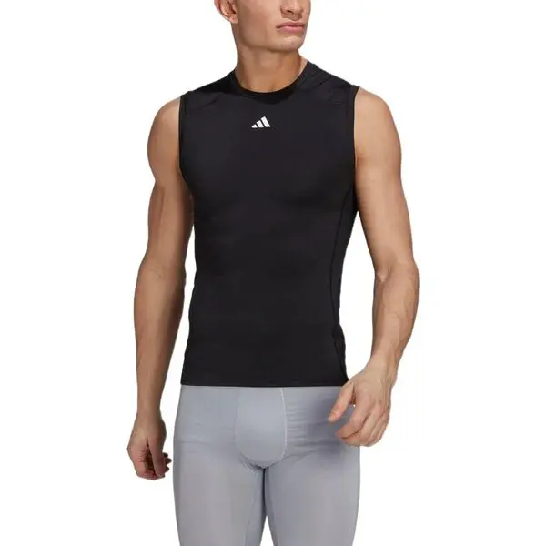 Adidas Techfit Round Neck Sleeveless Sports T-shirt - Default Colorway