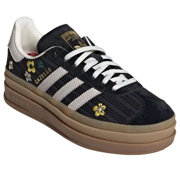 Adidas X Liberty London Gazelle Bold Sneakers - Black