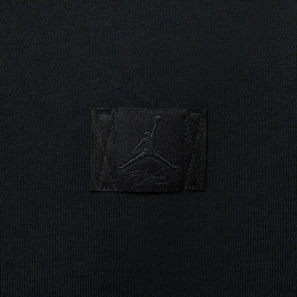 JORDAN Air Flight Fleece Crew Neck Sweatshirt - Black