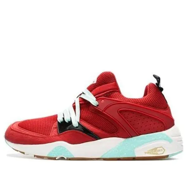 PUMA X Packer Shoes X Sneaker Freaker Blaze Of Glory "jaws - Red/black/goldyellowgold