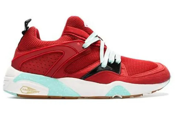 PUMA X Packer Shoes X Sneaker Freaker Blaze Of Glory "jaws - Red/black/goldyellowgold