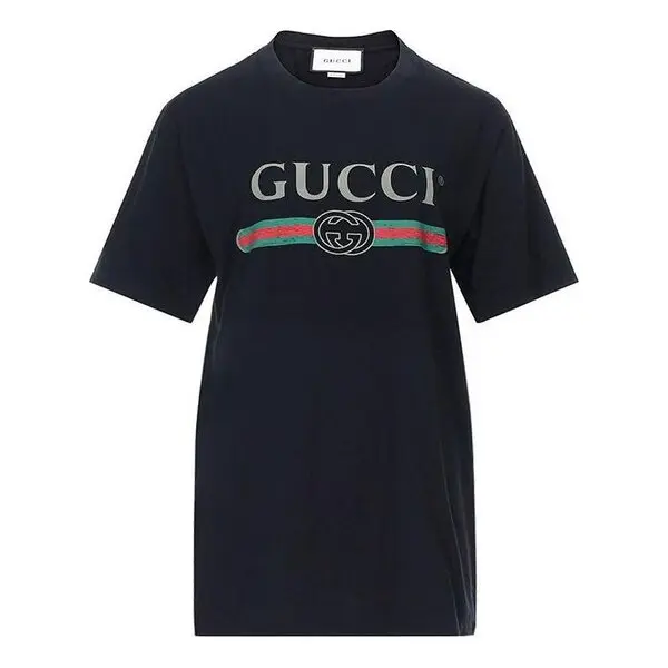 Gucci Oversized Logo T-shirt - Black