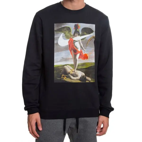 Nike Crewneck Sweatshirt With Allegorical Graphic