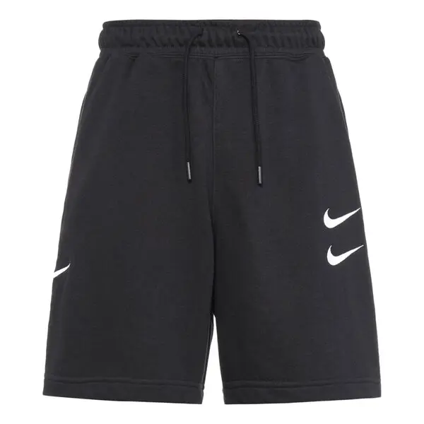 Nike Swoosh French Terry Shorts - Black