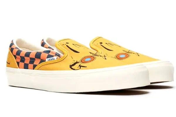 VANS Ralph Steadman X Og Classic Slip-on Lx 'gonzovationist - Yellow
