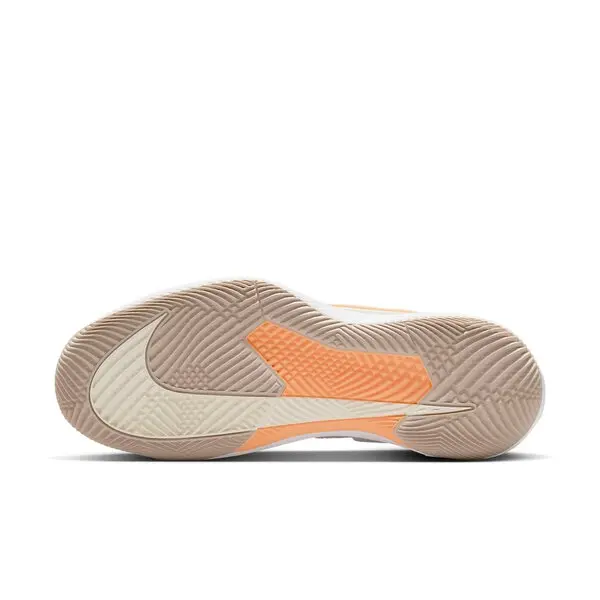Nike Vapor X Air Zoom Hc Tennis Shoes - Cream/orange