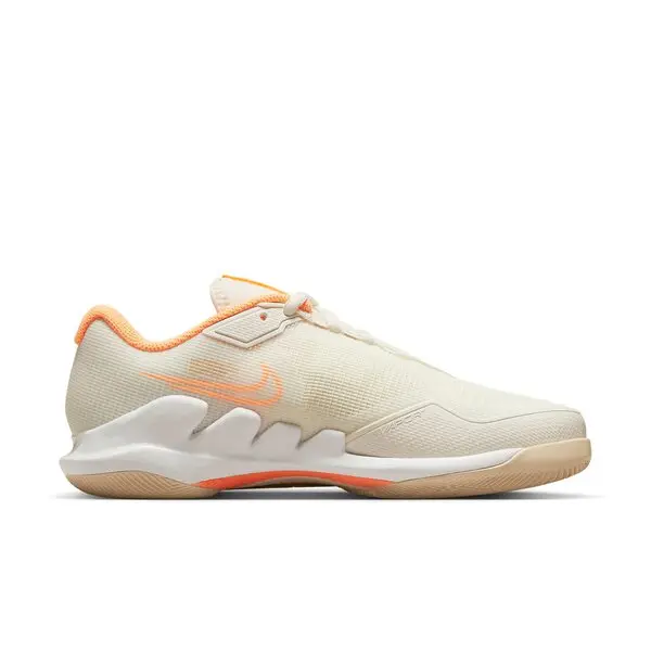 Nike Vapor X Air Zoom Hc Tennis Shoes - Cream/orange