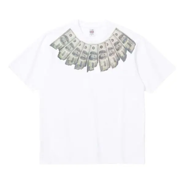 Supreme X Mm6 Maison Margiela Money S/s T-shirt - White