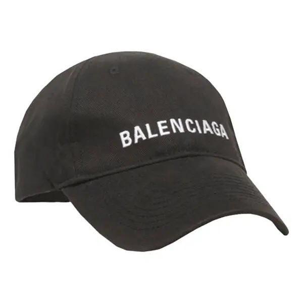 Balenciaga Baseball Cap - Black/white