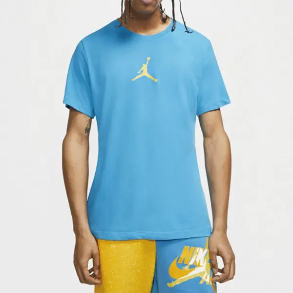 JORDAN Air Jumpman Quick Dry Short Sleeve T-shirt - Blue