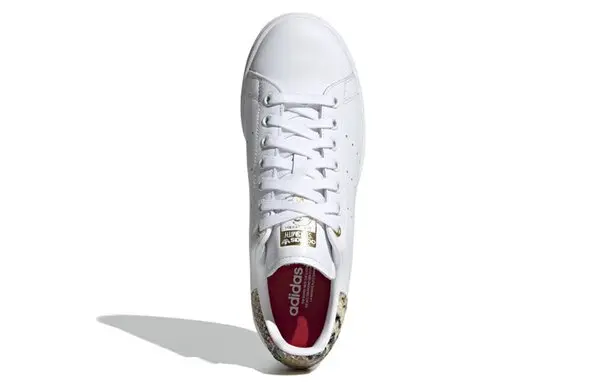 Adidas Stan Smith "snakeskin Floral Mash-up" Athletic Shoes - White