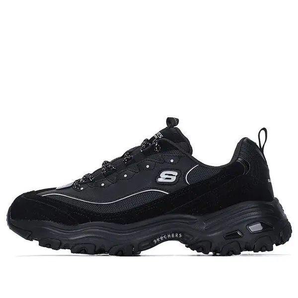 Sketchers D'lites 1.0 Lace-up Sneakers - Black