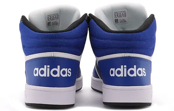 Adidas Hoops 2.0 Mid Sneakers - White/blue/black