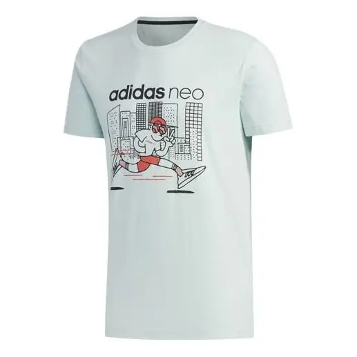 Adidas Neo Faves Tee Short Sleeve - Green