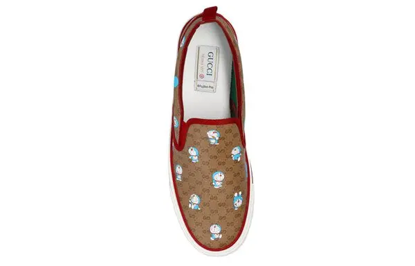 Gucci X Doraemon Gg Slip-on Sneakers