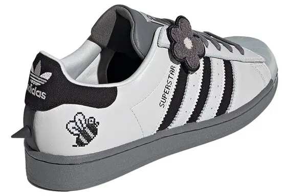 Adidas Melting Sadness X Originals Superstar Babo Sneakers - Gray