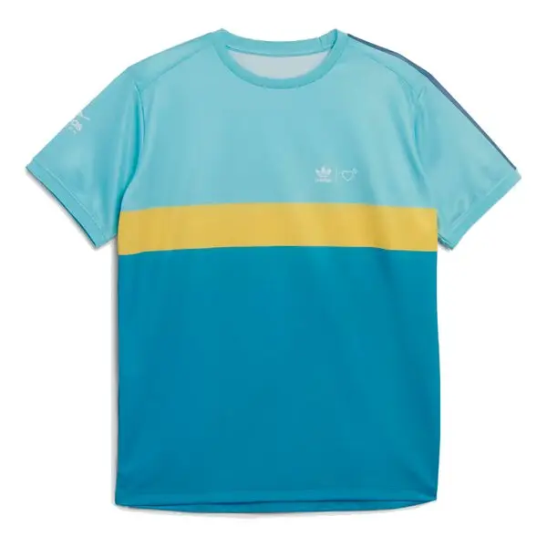 Adidas X Human Made Graphic T-shirt 'aqua - Blue