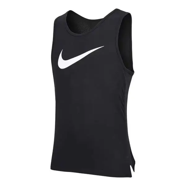 Nike Dri-fit Sleeveless Top - Black/white