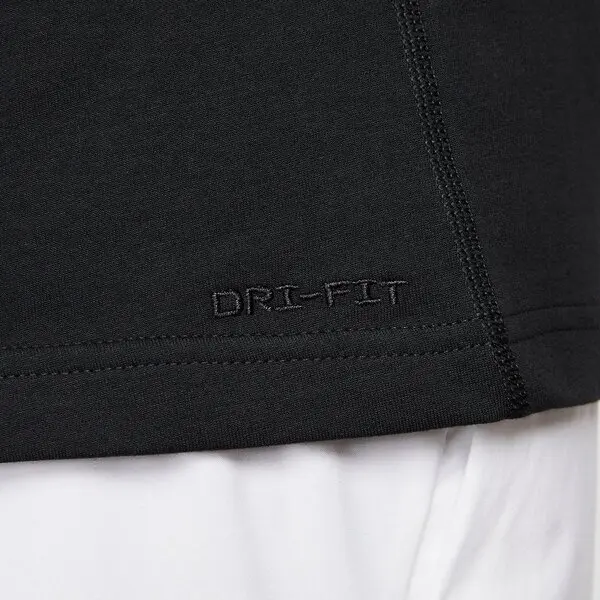 Nike Dri-fit T-shirt With Crewneck - Black