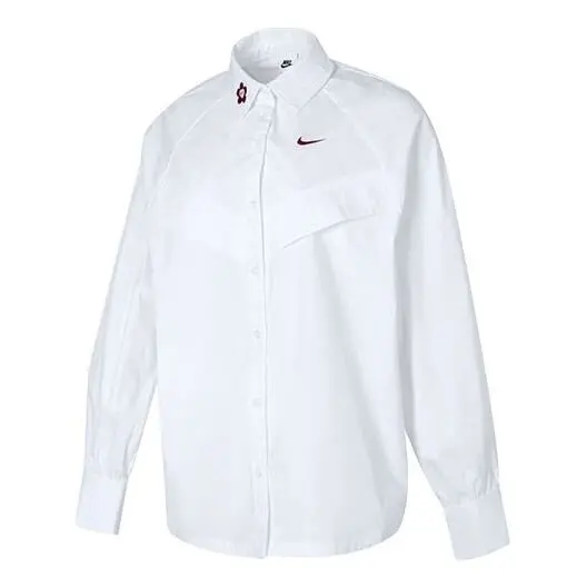 Nike Woven Long-sleeve Shirt - White